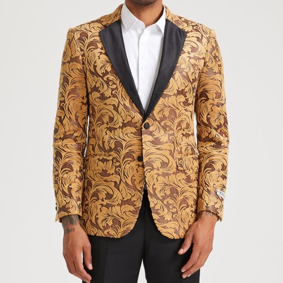 Stacy Adams | Suits & Blazers | Stacy Adams Textured Paisley Mens ...